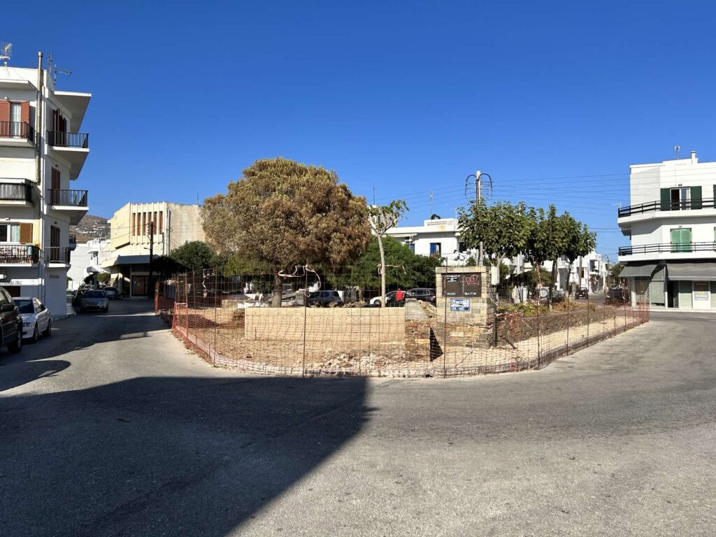 Τεχνοκυκλαδική - Σχετικά με την ολοκλήρωση της Πλατείας Βιδάλη (Μανελα)