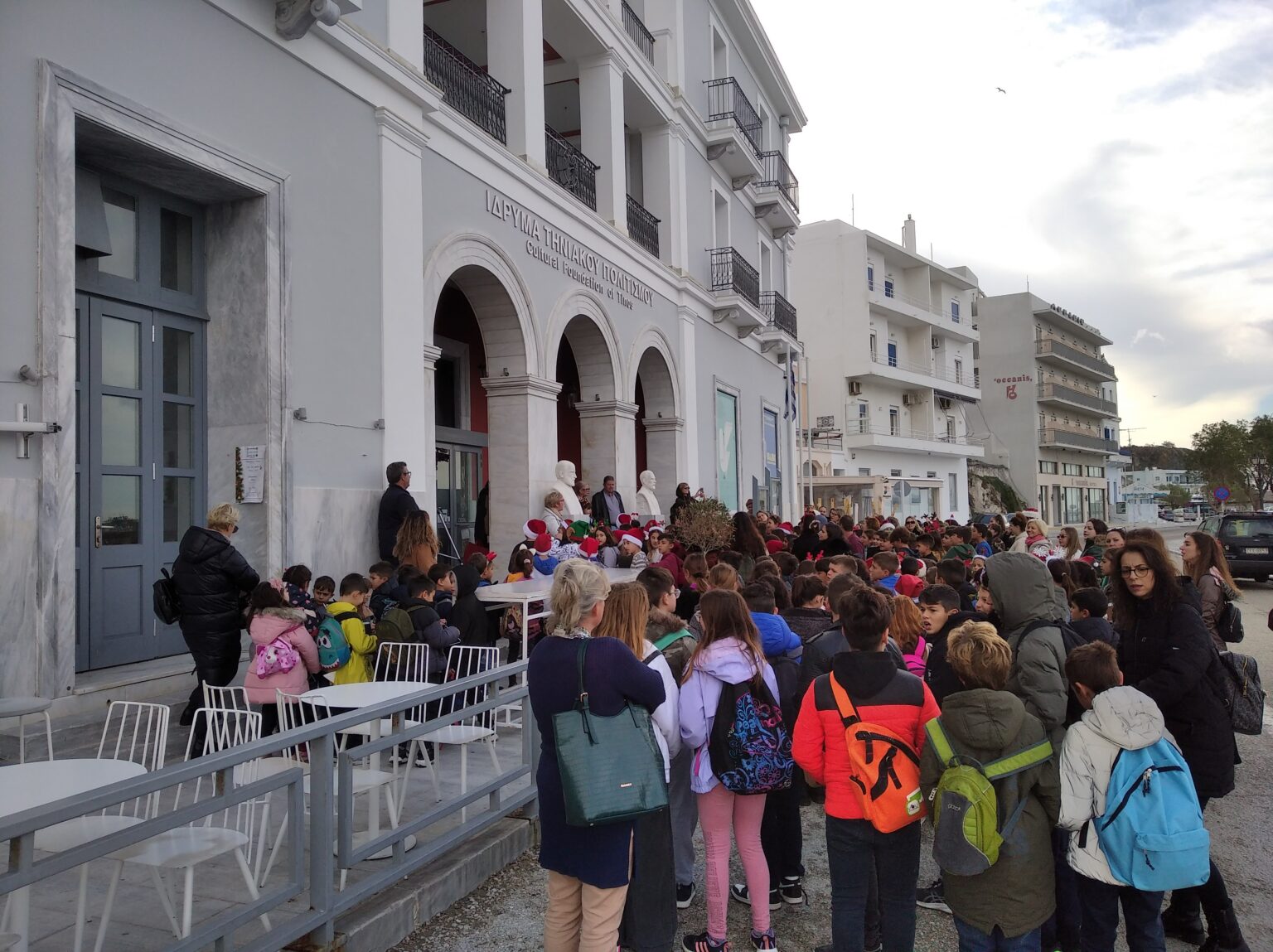 Κάλαντα στο Ίδρυμα Τηνιακού Πολιτισμού